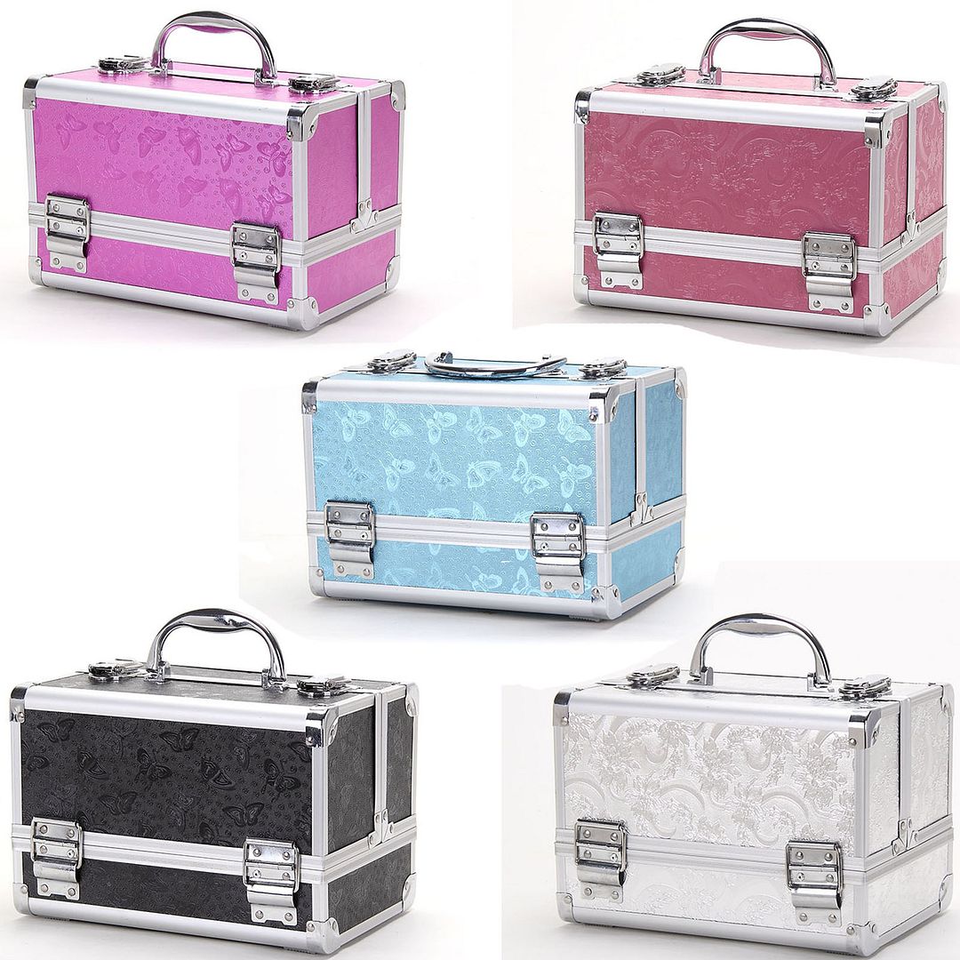 Pro Aluminum Makeup Case Salon Cosmetic Organizer Beauty Box | eBay