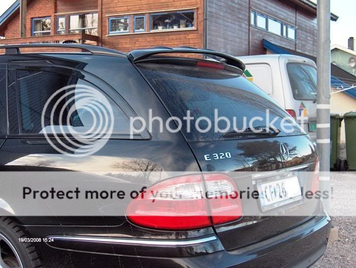 Rear spoiler on S211! | Bodywork | MBClub UK - Bringing together ...
