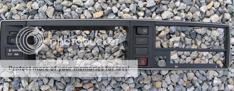 Dash bezel that goes around radio/instrument cluster 25 bucks plus ...