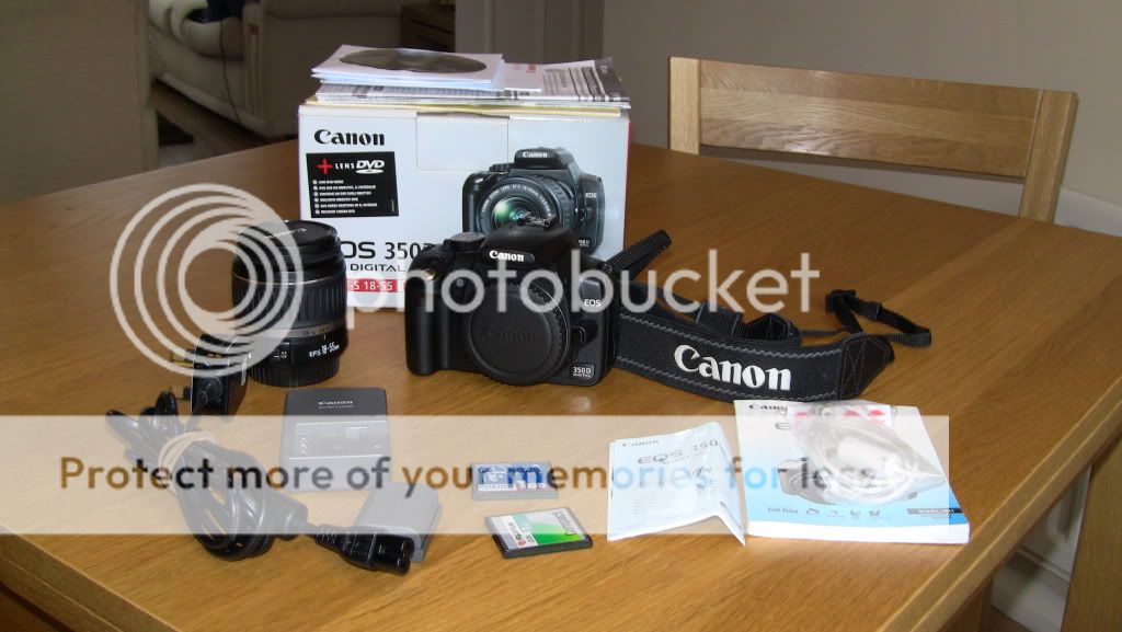 Canon EOS 350D Digital Camera - with Lens, memory cards - Boxed. | VW ...