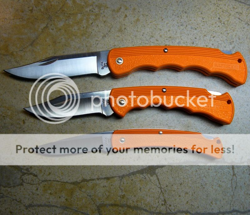 ORANGE BuckLite Trio: 426, 422 & 424 comparo | BladeForums.com