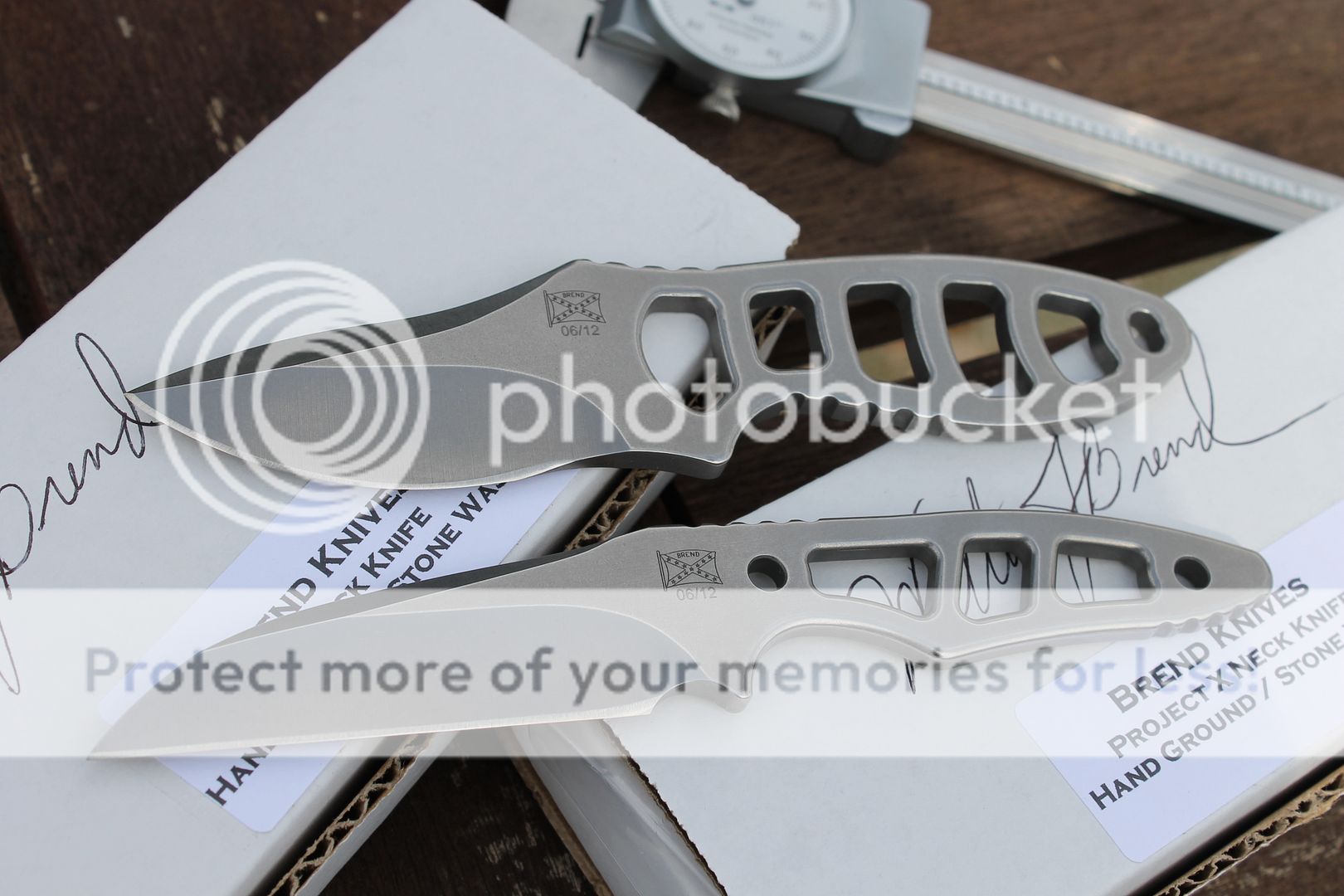 Walter Brend hand ground M2 and Project X neck knives $114.95 ...