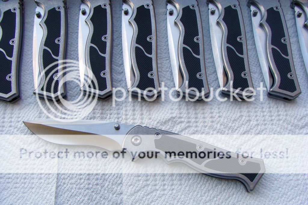 Walter Brend Hand Ground Marauder, M2 style blade, SW Ti. folder / KW ...